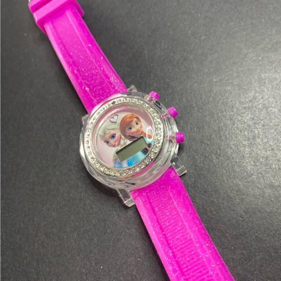 Disney | Accessories | Disney Accutime Watch With Pink Band Featuring ...